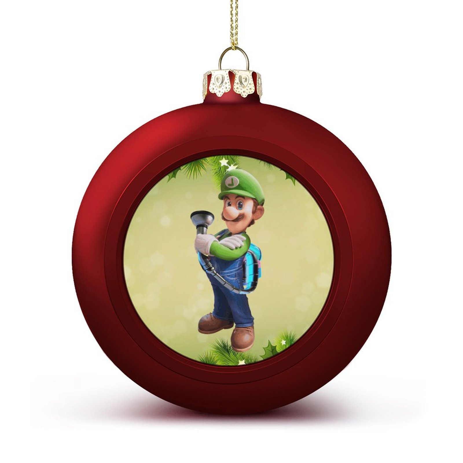 Game Luigi's Mansion Christmas Balls Decor Sparkling Christmas Tree ...