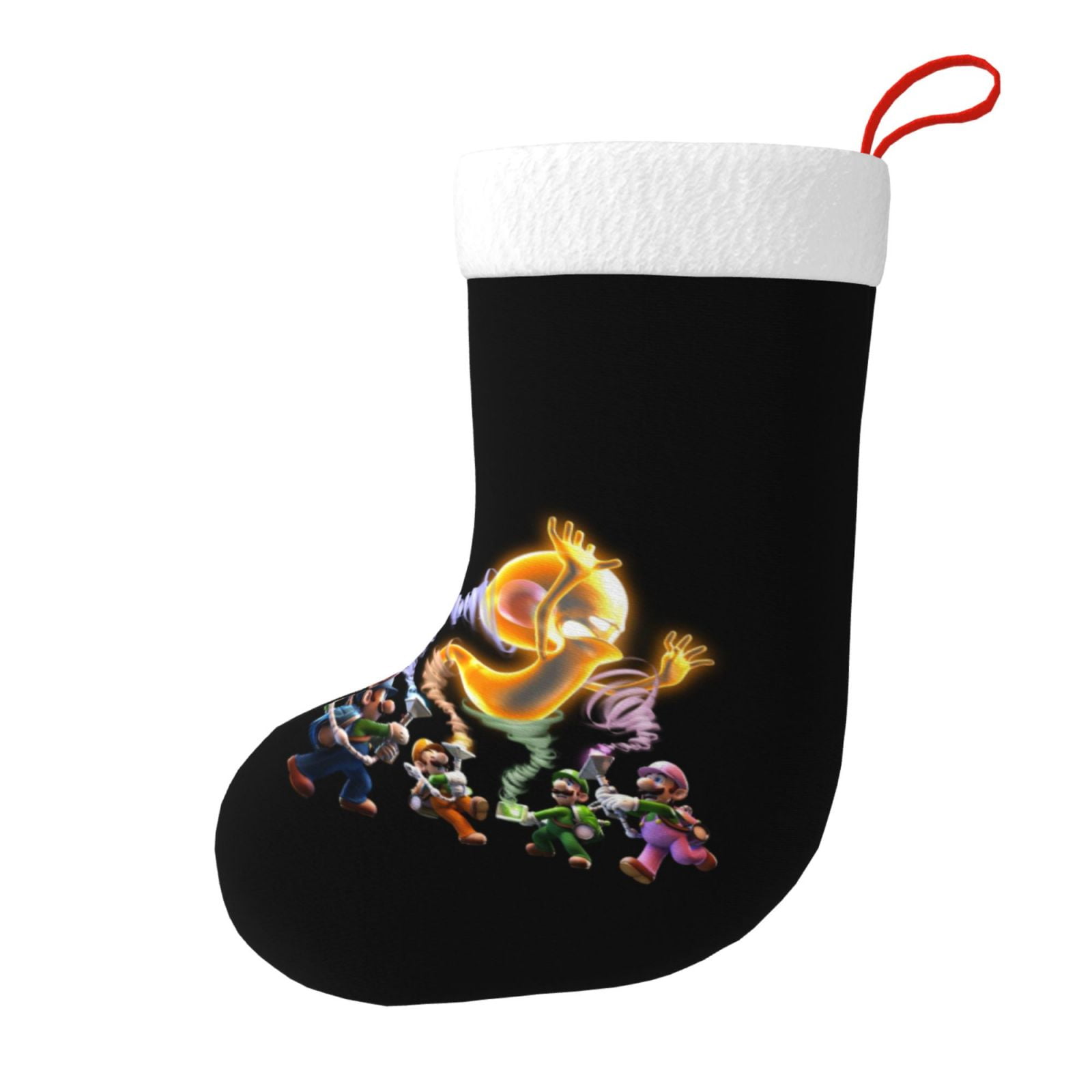 Game Luigi's Mansion Horror Christmas Stocking Xmas Candy Gift Bag ...