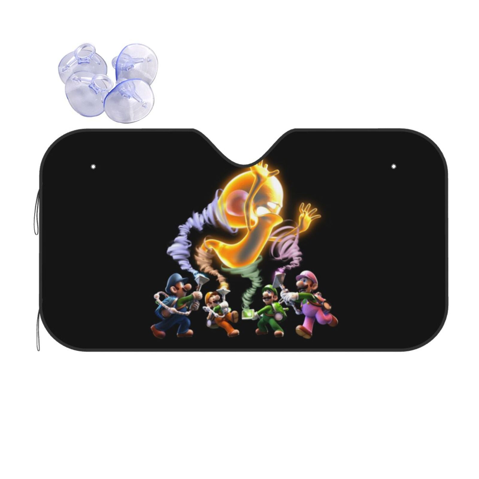 Game Luigi's Mansion Horror Foldable Car Windshield Sunshade Automotive ...