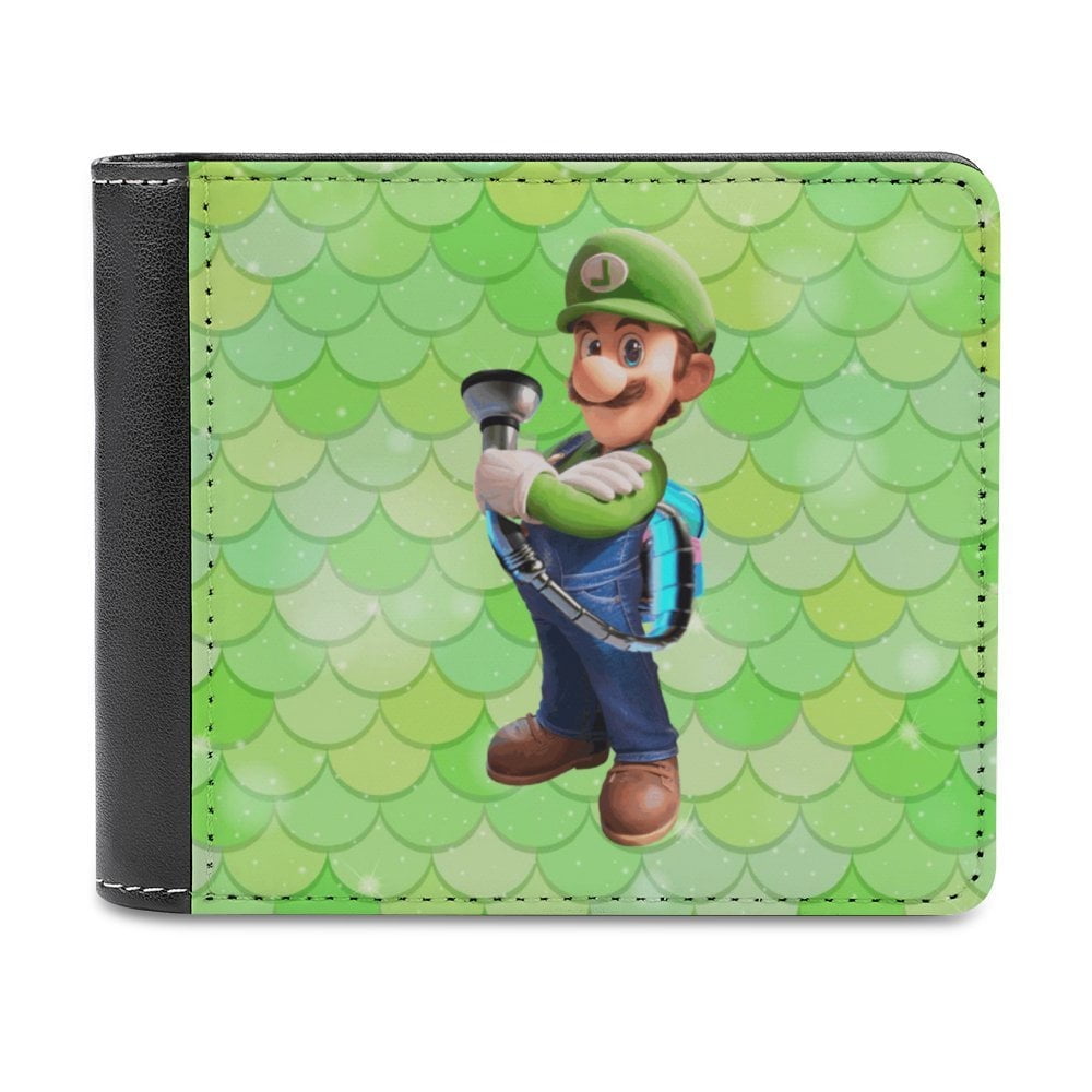 Game Luigi's Mansion PU Leather Wallet With Card Slots Bifold Wallet ...
