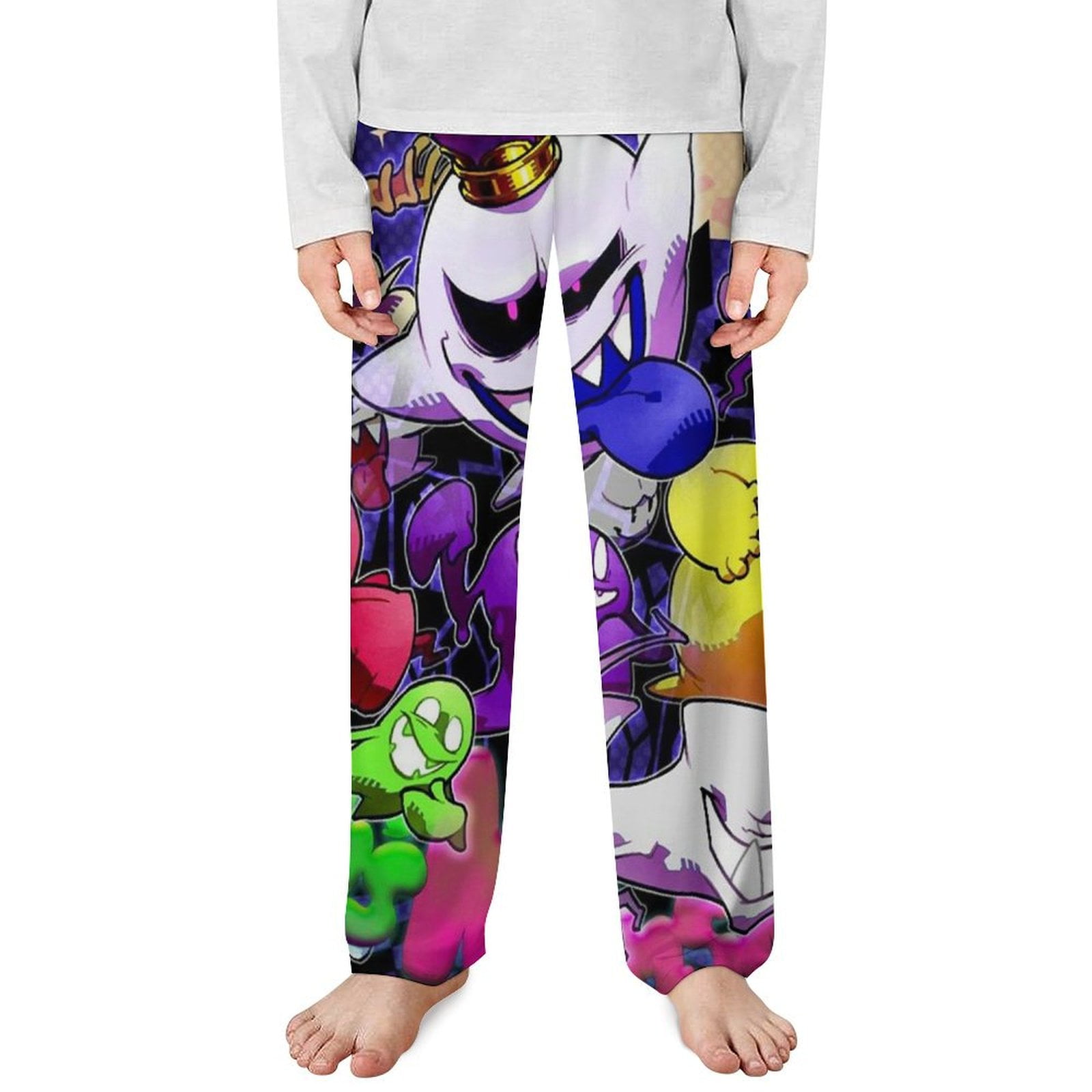 Game Luigi's Mansion Play Comfy Pajamas For Kids Cozy Lounge Straight ...