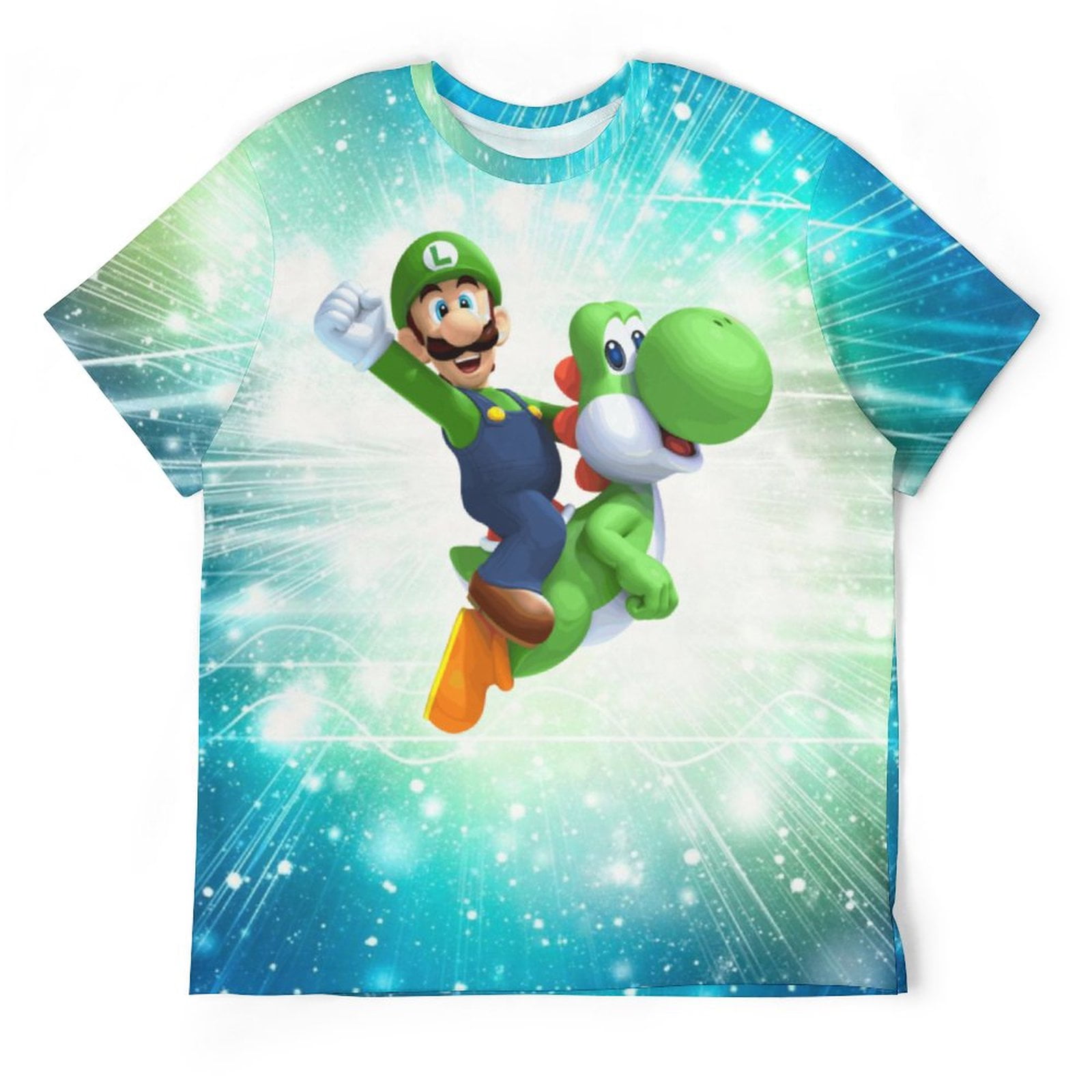 Game Luigi's Mansion Unisex Short-sleeve Shirt For Men Women Novelty 3D ...