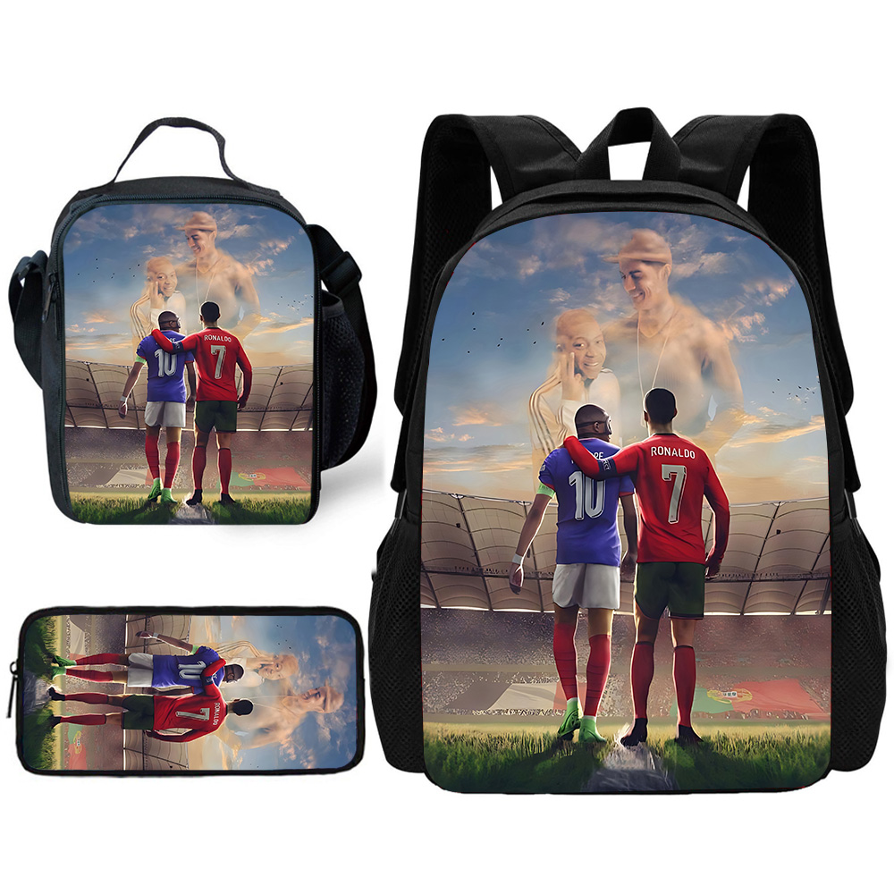 SALQGBUW M-Mbappes Football Kylians backpack outdoor bag 3 in 1 bookbag ...