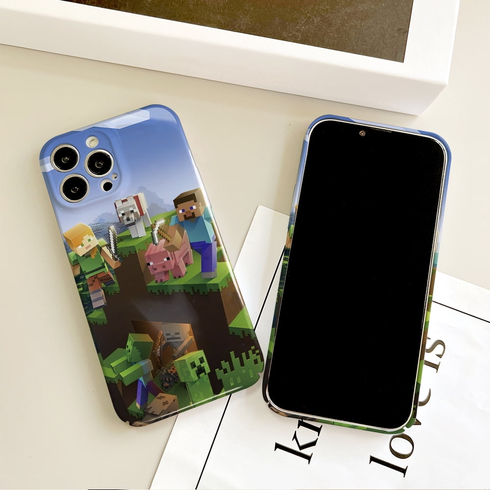 Game MINISO M-Mine C-Craft Phone Case For IPhone 16 15 14 13 12 11 Plus ...