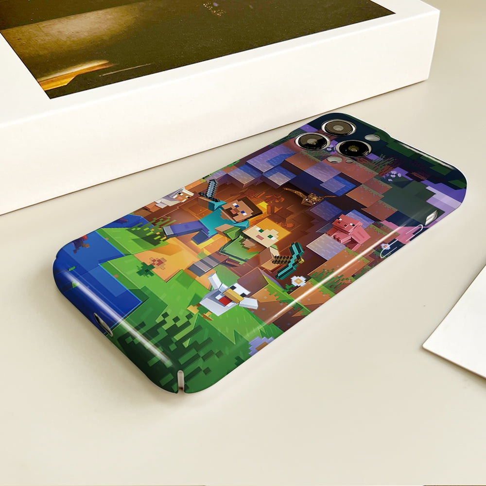 Game MINISO M-Mine C-Craft Phone Case For IPhone 16 15 14 13 12 11 Plus ...