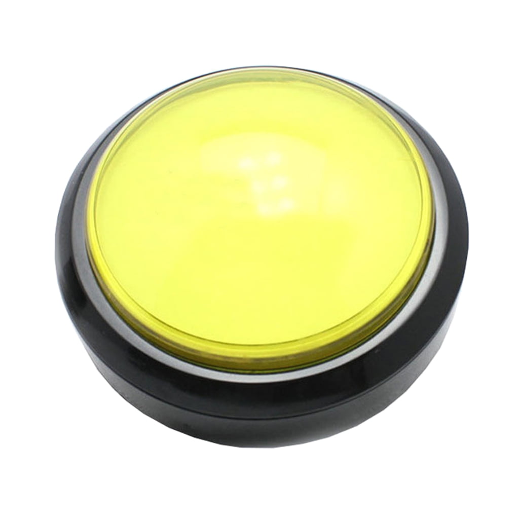 Game Machine Parts 100mm Big Round Push Button LED Illuminated with ...