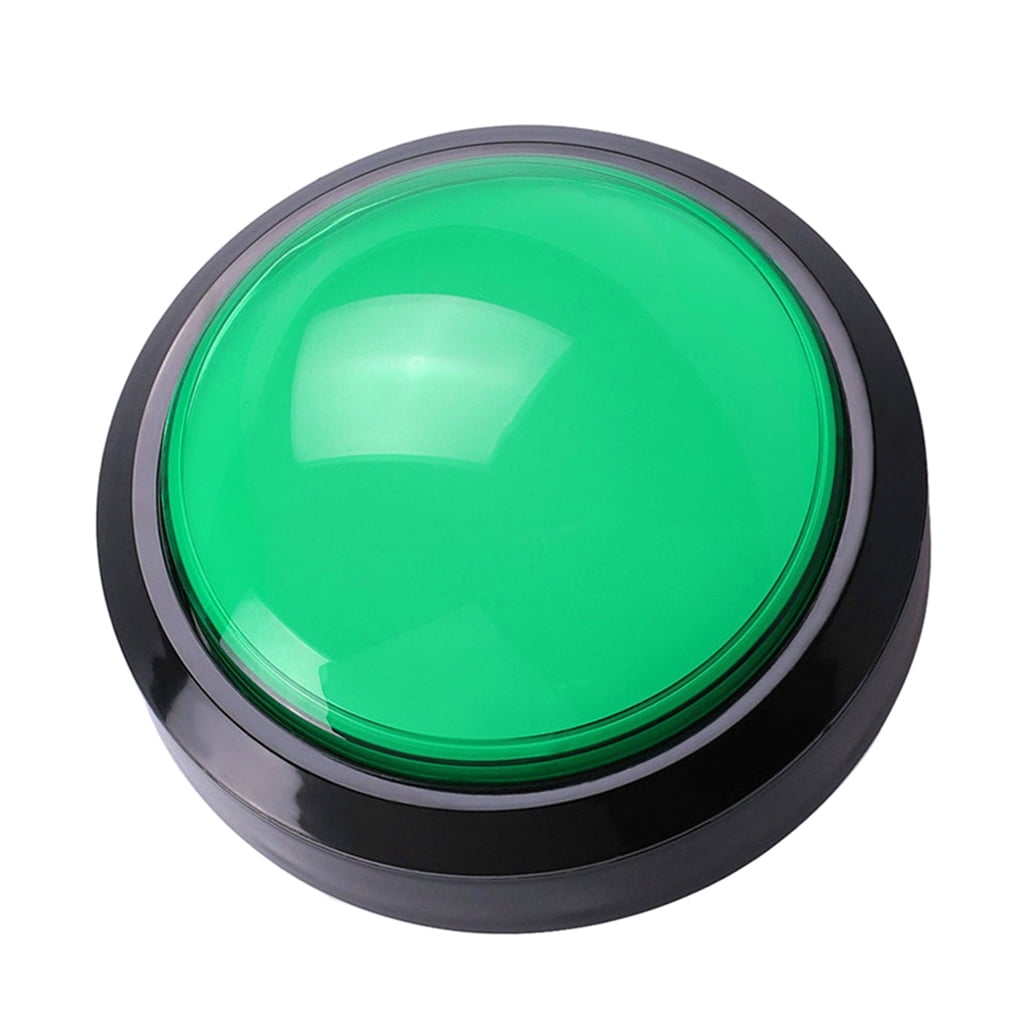 Game Machine Parts 100mm Big Round Push Button LED Illuminated with ...