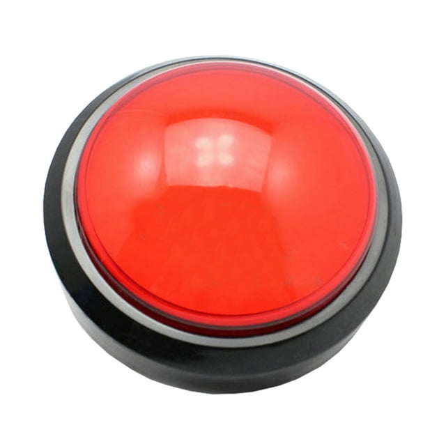 Game Machine Parts 100mm Big Round Push Button LED Illuminated with ...