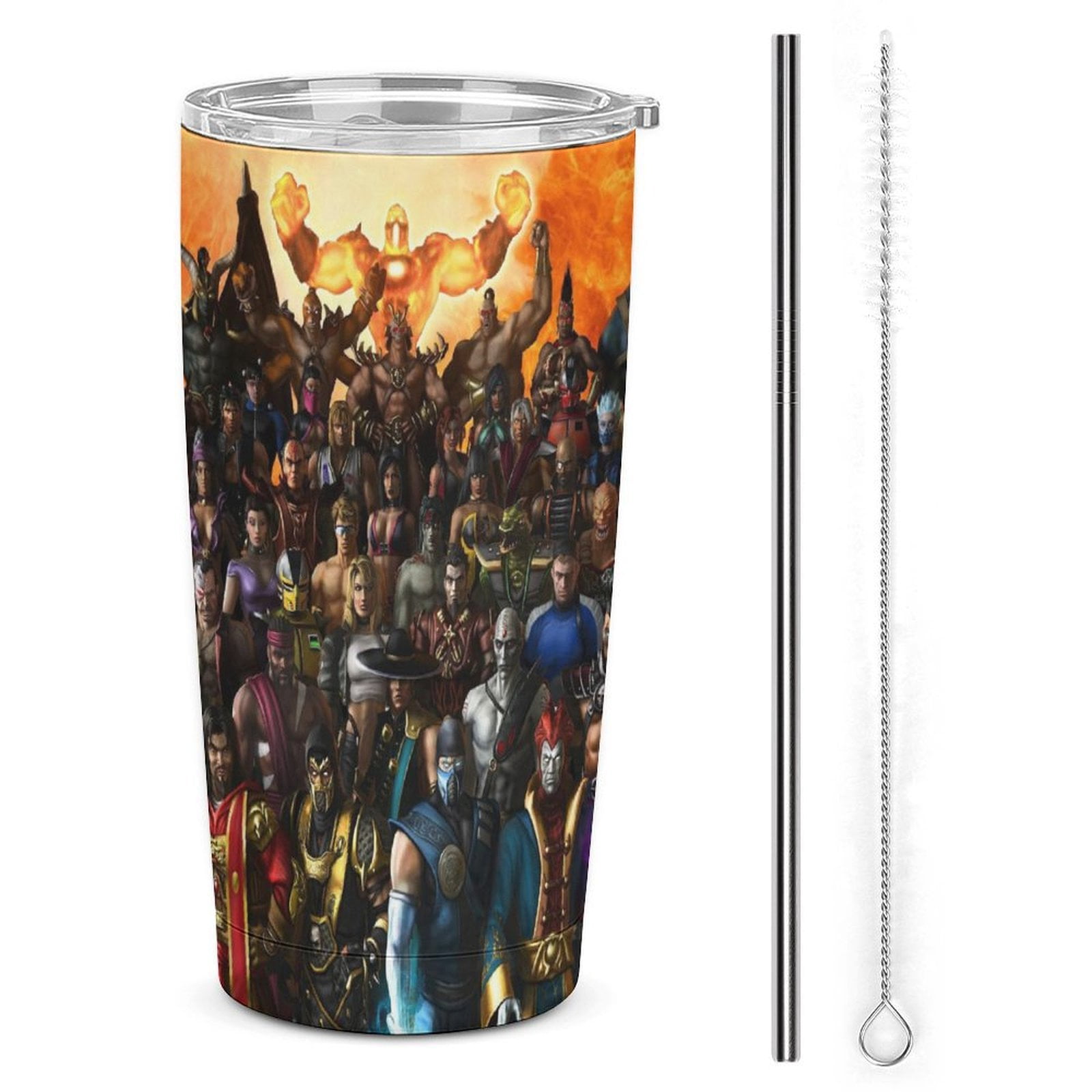 Game Mortal Kombat Characters Stainless Steel Car Cup Daily Thermal ...