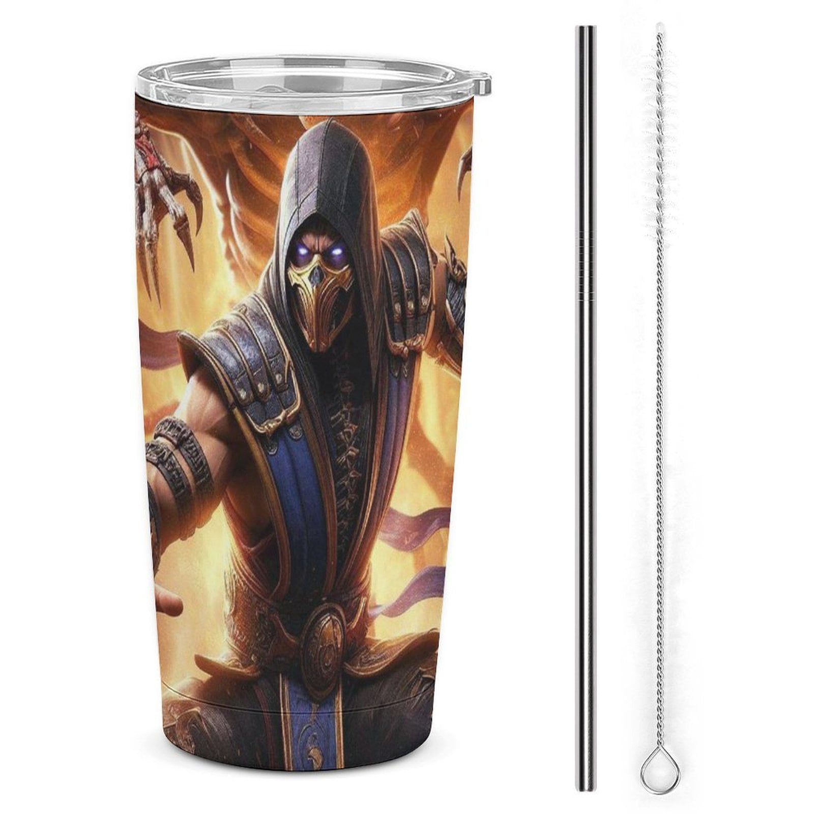 Game Mortal Kombat Stainless Steel Car Cup Daily Thermal Vacuum ...