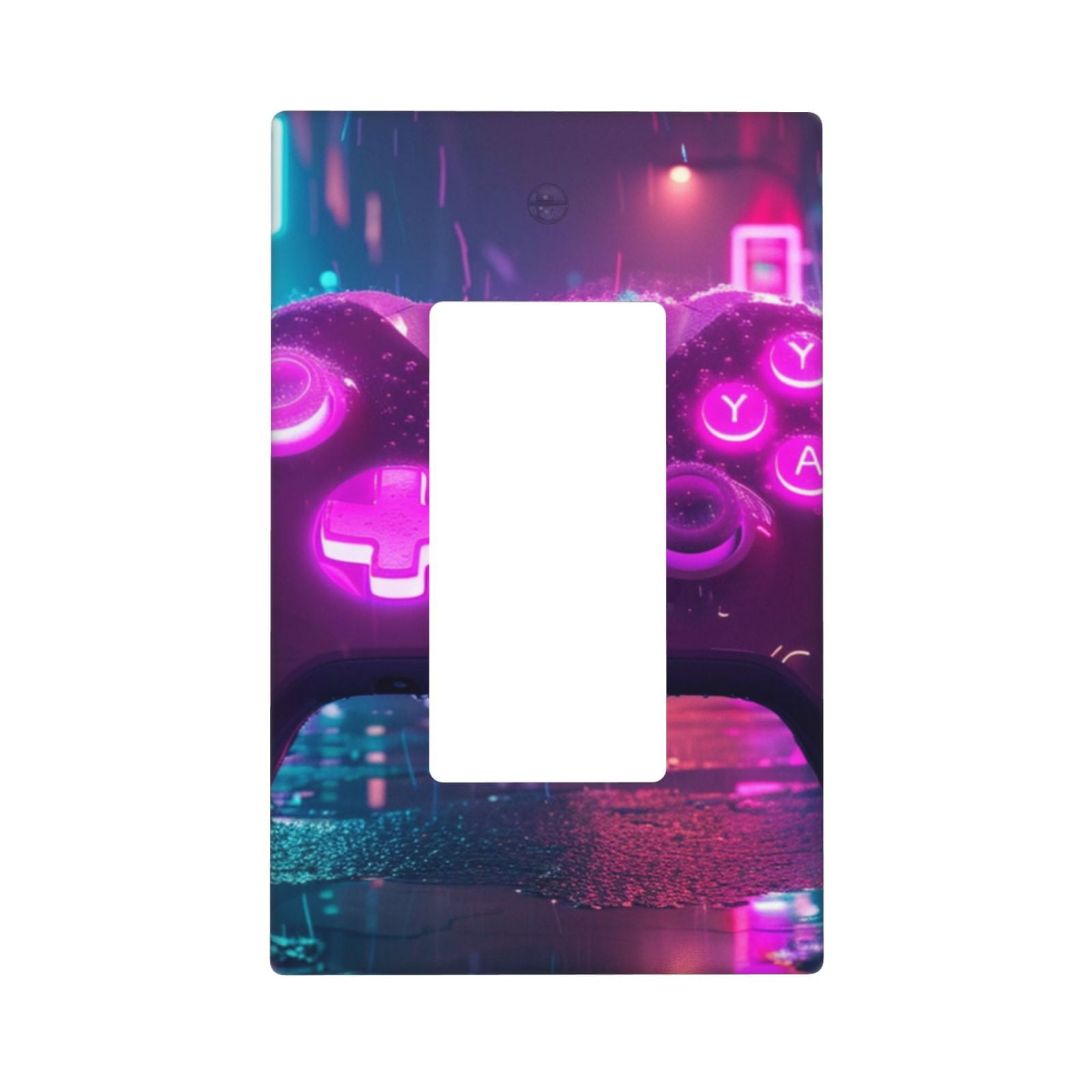 Game Neon Cyberpunk Style Switch Cover Decorative Wall Plate / 1-Gang ...