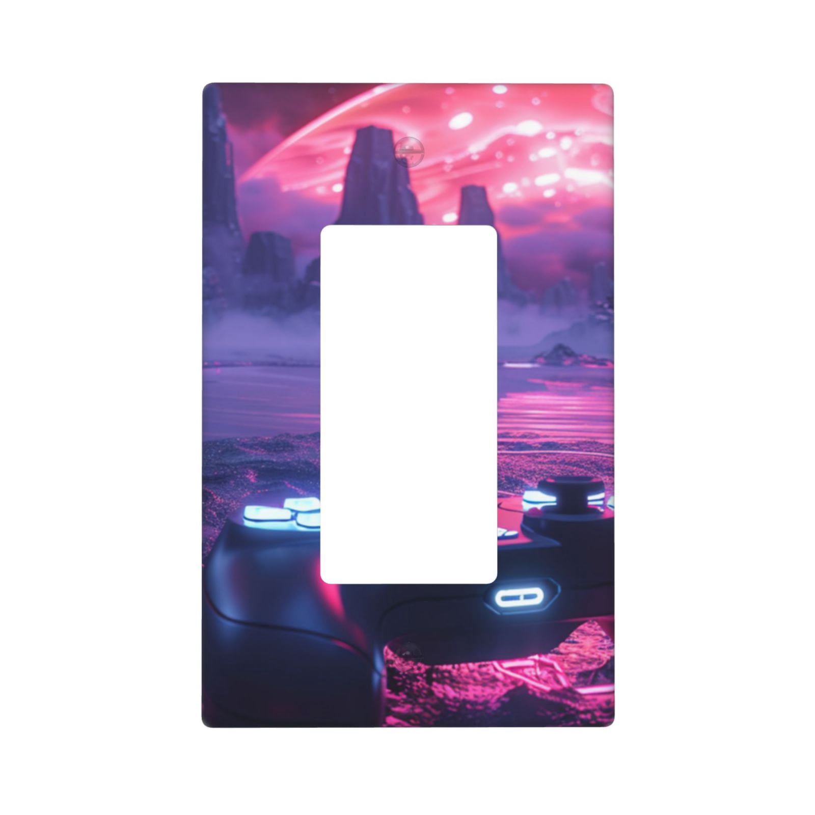 Game Neon Cyberpunk Style Switch Cover Decorative Wall Plate / 1-Gang ...
