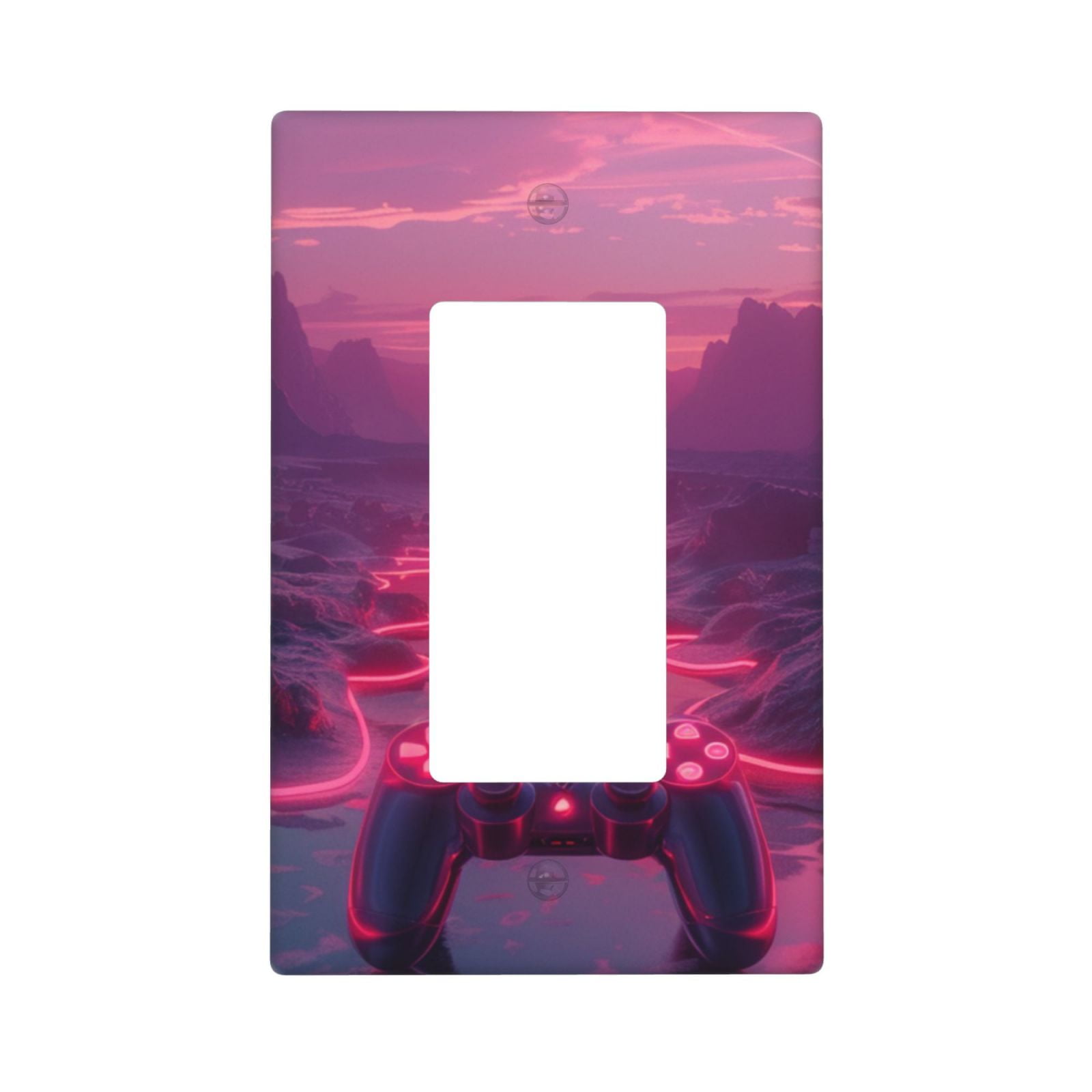 Game Neon Cyberpunk Style Switch Cover Decorative Wall Plate / 1-Gang ...