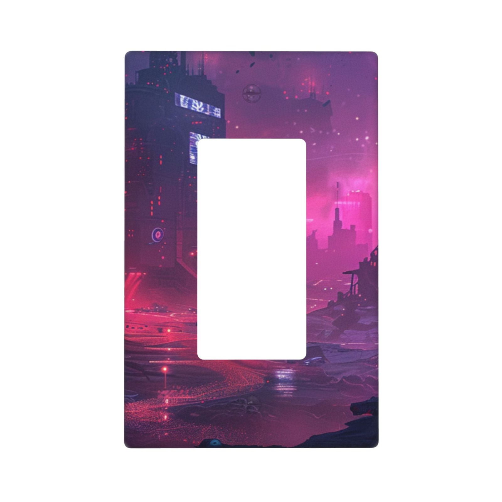 Game Neon Cyberpunk Style Switch Cover Decorative Wall Plate / 1-Gang ...