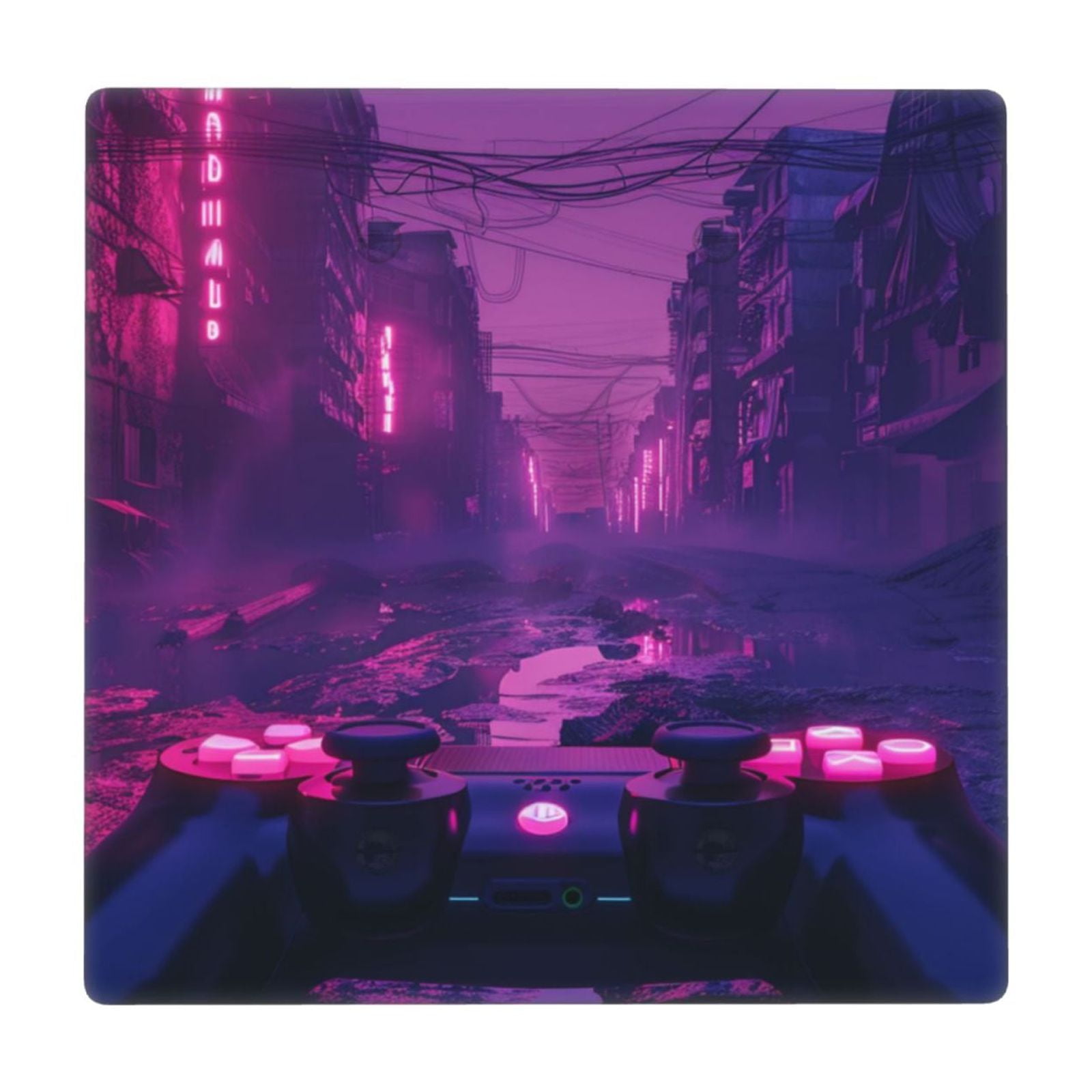 Game Neon Cyberpunk Style Switch Cover Decorative Wall Plate / 2-Gang ...