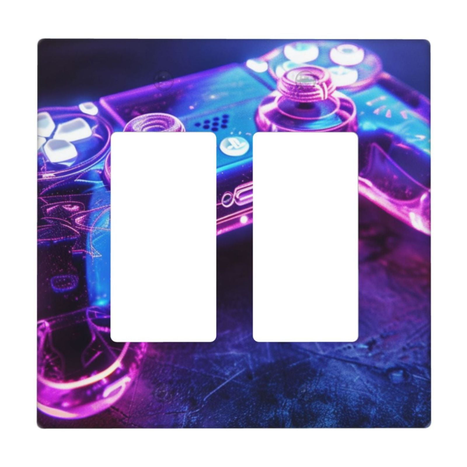 Game Neon Cyberpunk Style Switch Cover Decorative Wall Plate / 2-Gang ...