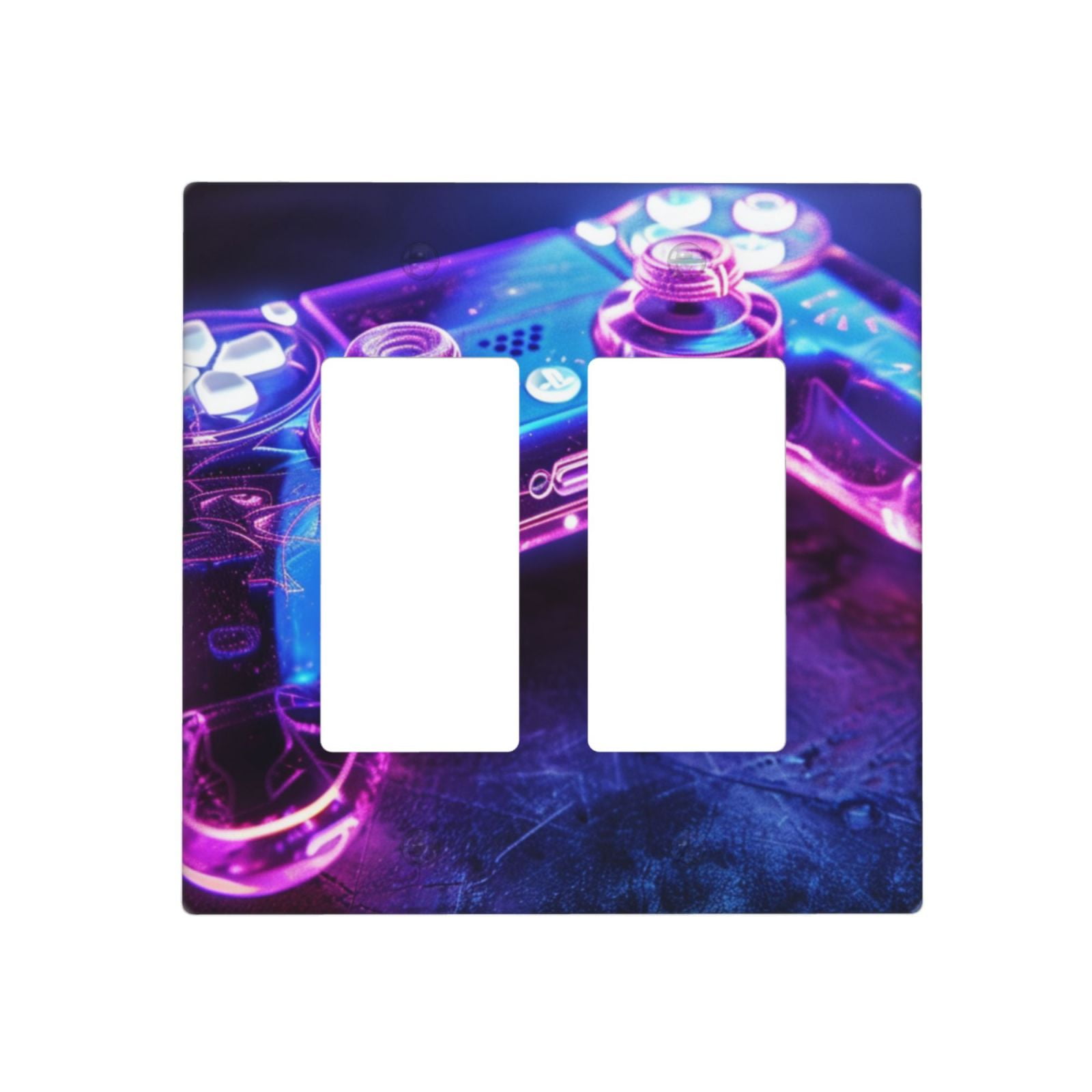Game Neon Cyberpunk Style Switch Cover Decorative Wall Plate / 2-Gang ...