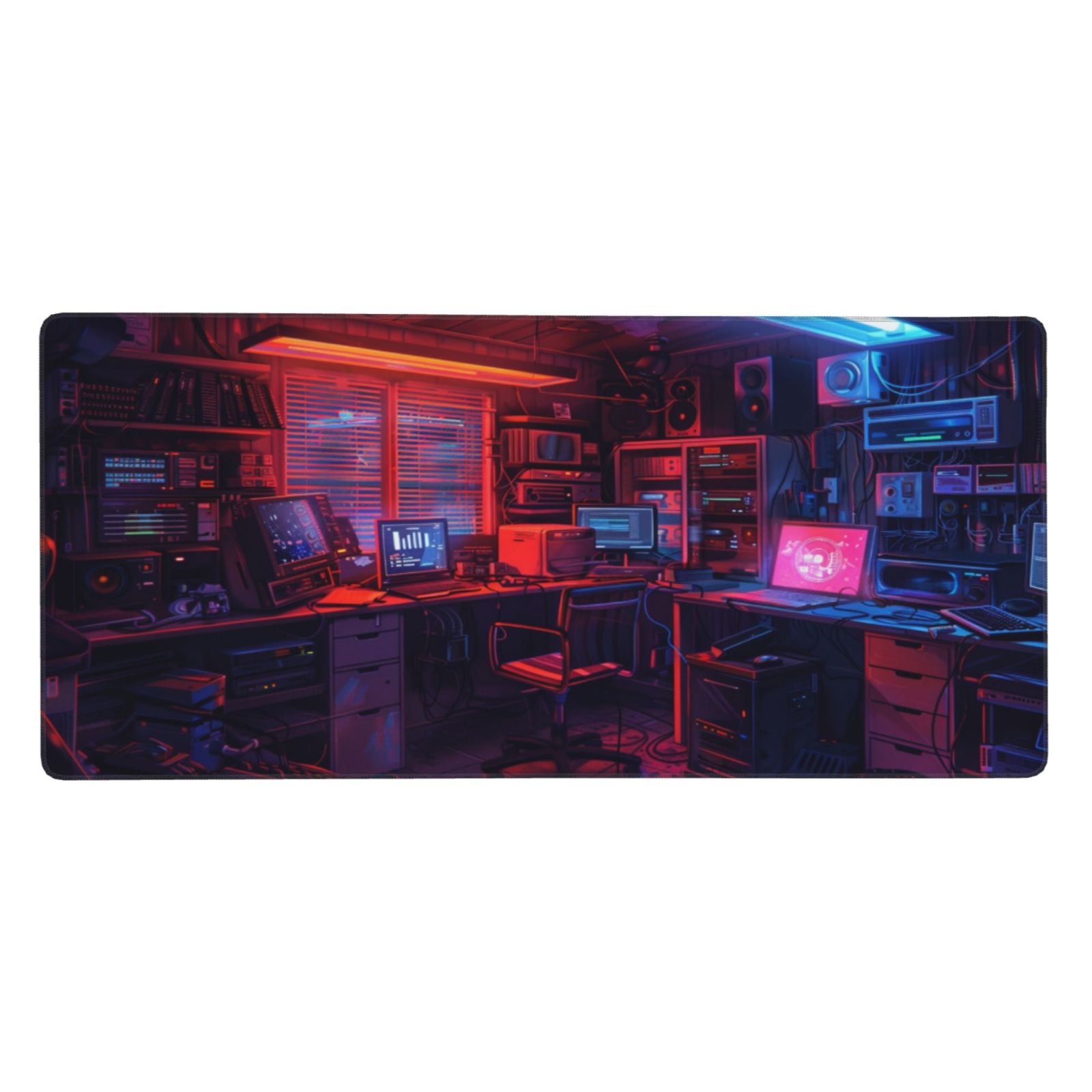 Game Neon Desk Mat Xxl Extended Gaming Mouse Pad 16x35.5in - Walmart.com