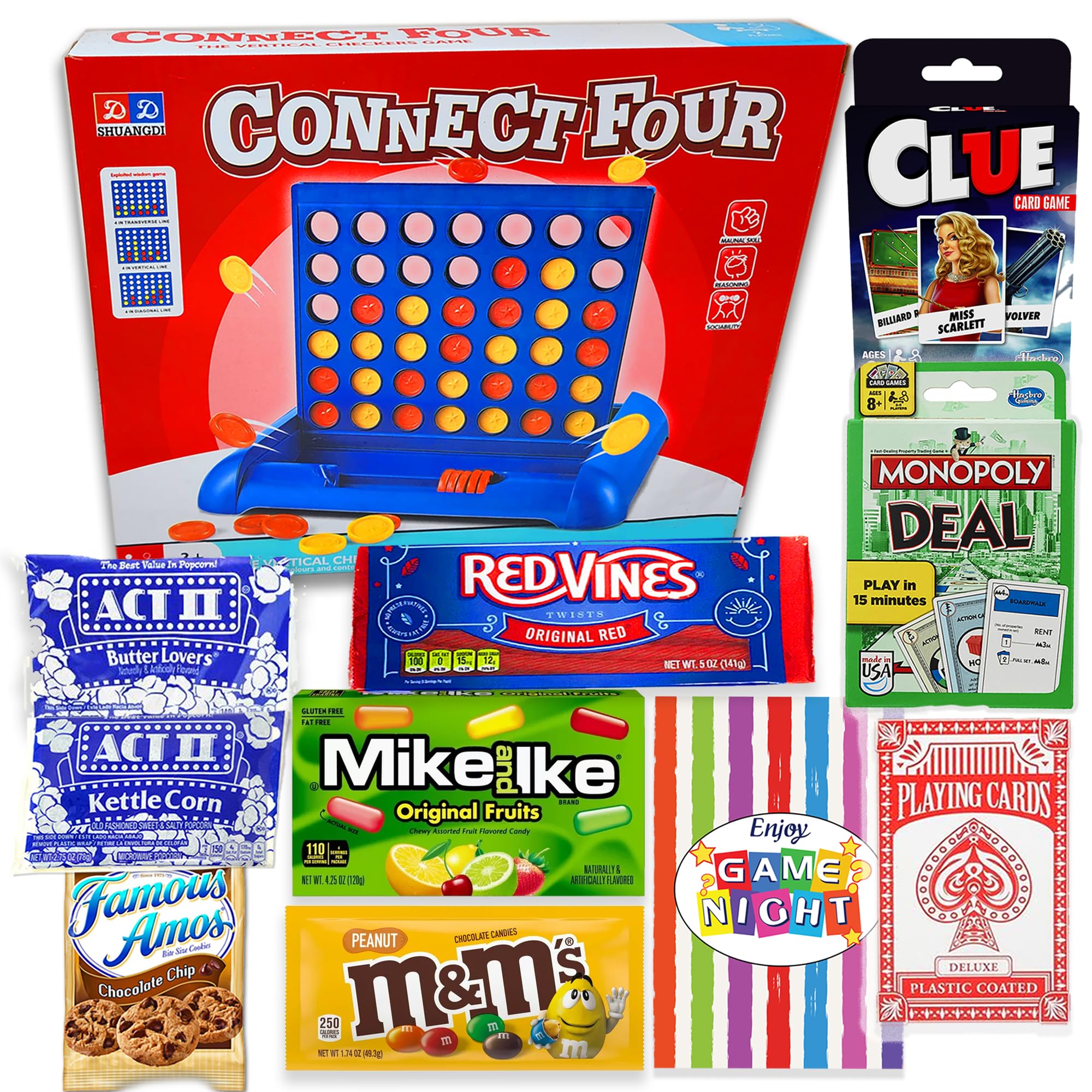 Game Night Gift Basket For Family, Kids, Teens & Adults | Playing Cards ...