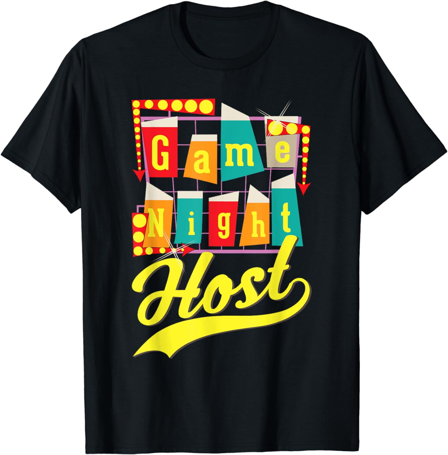 Game Night Host Family Board Game Trivia Night T-Shirt - Walmart.com