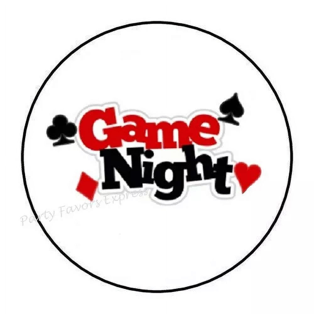 Game Night Poker Stickers Party Favors Phone Decal Water Bottle ...