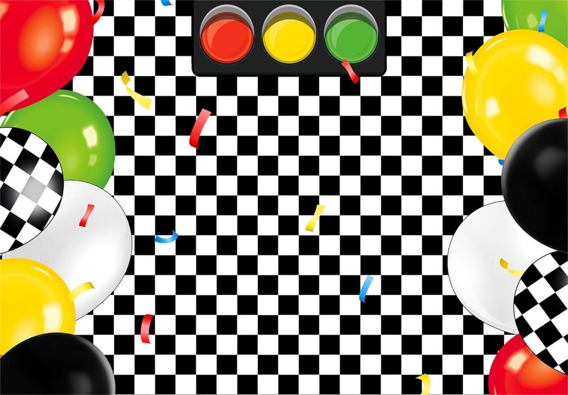 Game Night Theme Photography Backdrop Glow Neon Photo Background ...