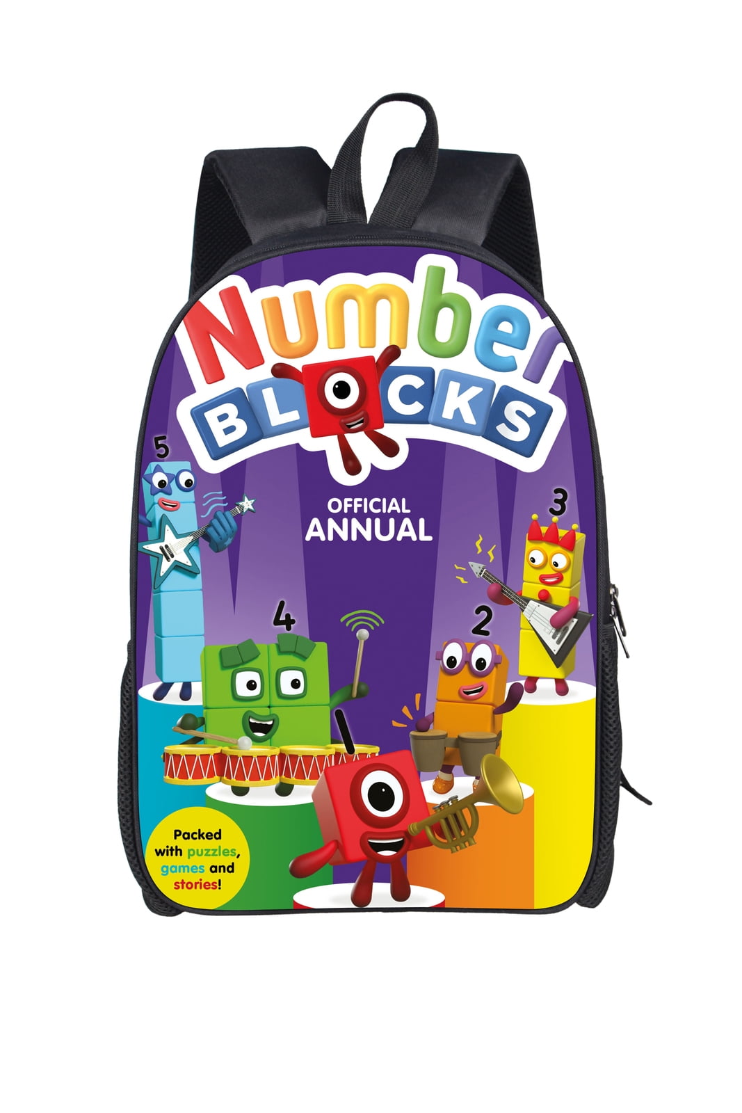 Game Numberblocks Backpack Anime Backpack 3D Printing Cartoon Bag ...
