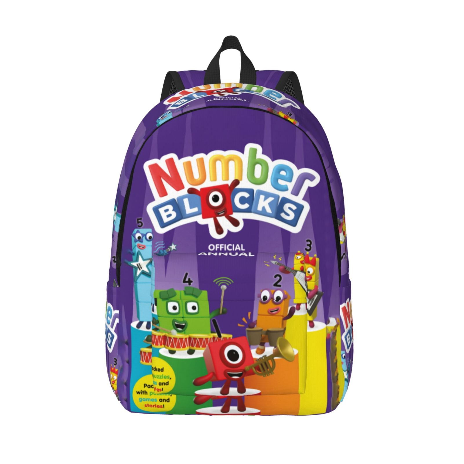 Game Numberblocks Backpack Unisex Travel Backpack Cartoon Anime Pattern ...