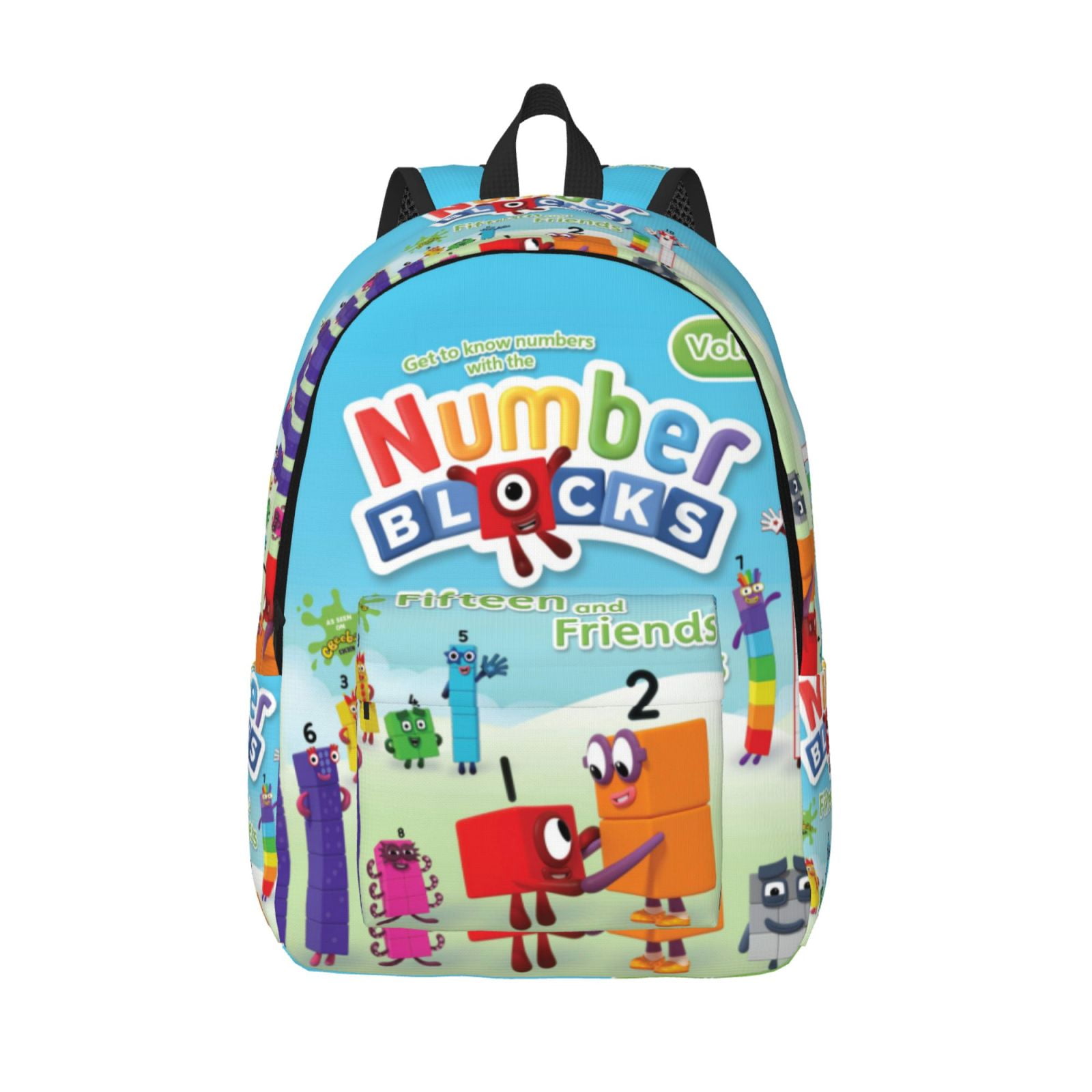 Game Numberblocks Backpack Unisex Travel Backpack Cartoon Anime Pattern ...
