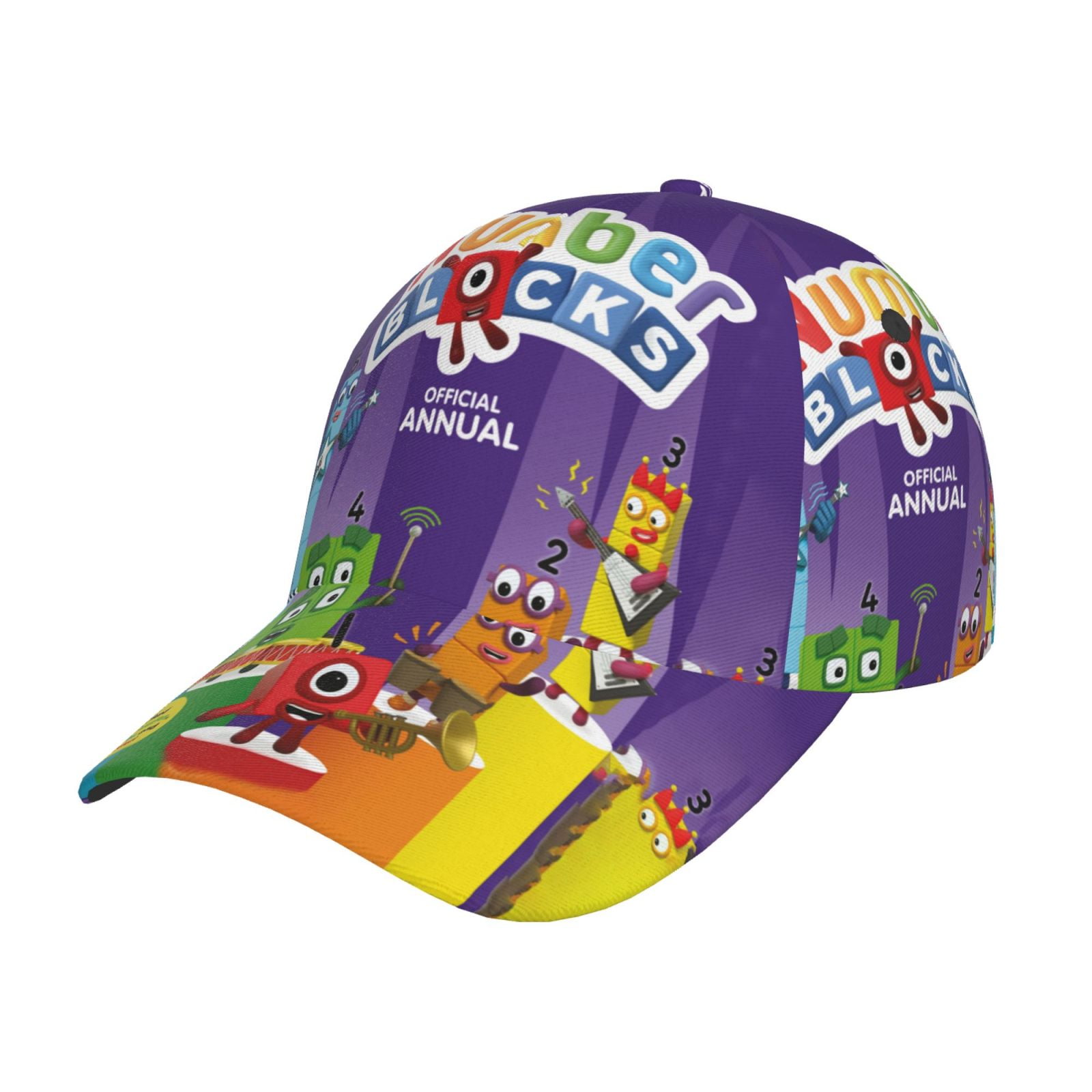 Game Numberblocks Fashion Hip Hop Hat Style Adjustable Snap Button ...