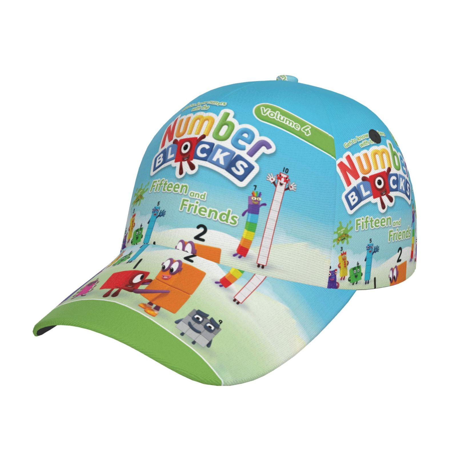 Game Numberblocks Fashion Hip Hop Hat Style Adjustable Snap Button ...
