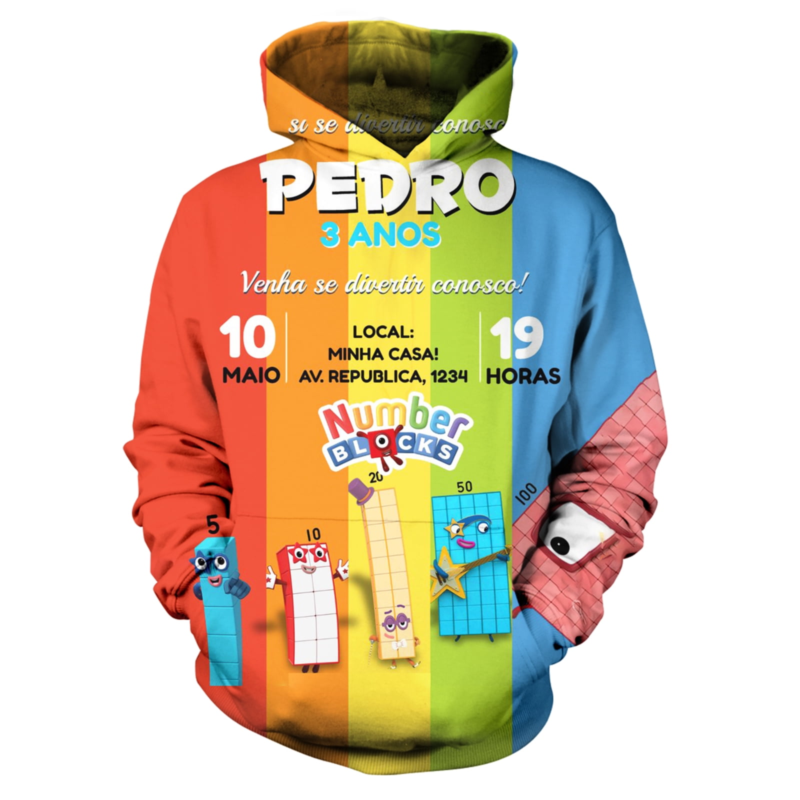 Game Numberblocks Hoodie 3d Printed Pullovers Anime Hoodie Sweatshirt ...