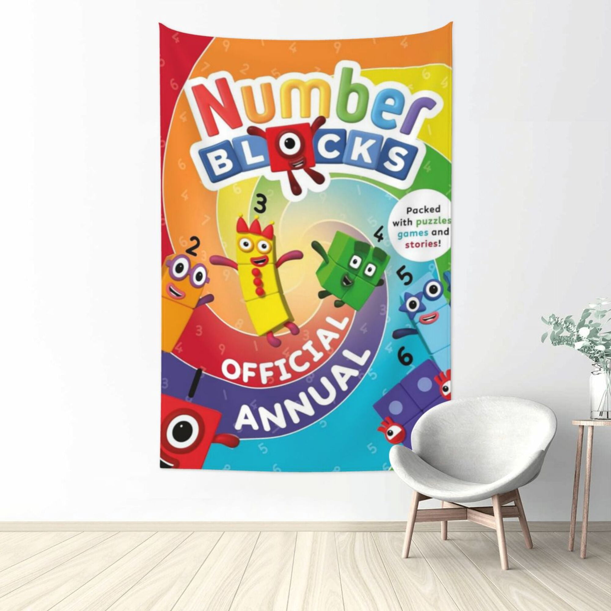 Game Numberblocks Tapestry Wall Decor Wall Hanging Suitable for Picnic ...