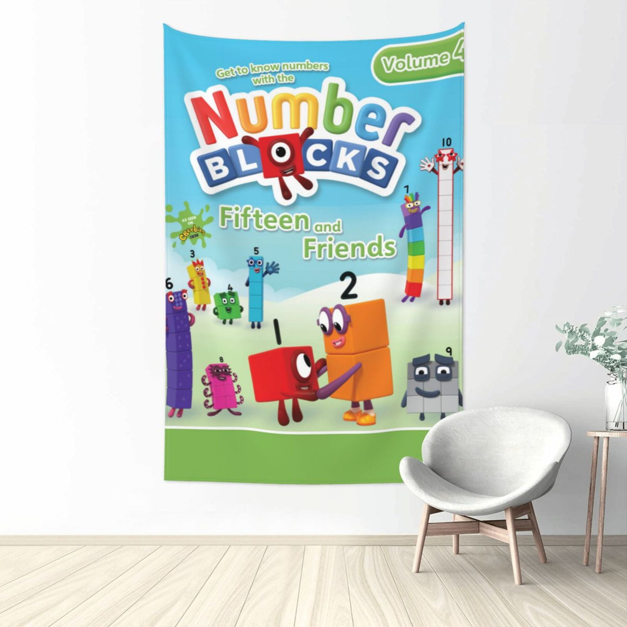 Game Numberblocks Tapestry Wall Decor Wall Hanging Suitable for Picnic ...