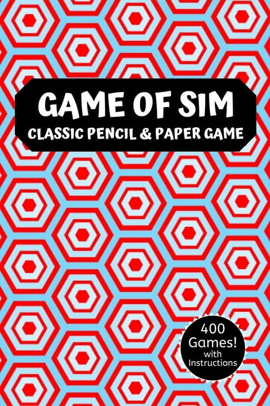 Game Of Sim: A Classic Strategy Game Hexagon Activity Book - For Kids ...