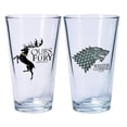 Game Of Thrones Pint Glass Set Of 2 Stark & Baratheon - Walmart.com