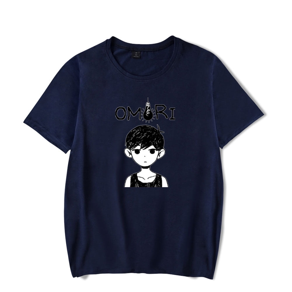 Game Omori Sunny Basil Kel Aubrey T-Shirt Merch Casual Short Sleeved T ...