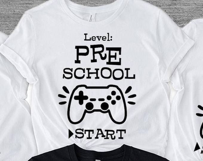 Game On 1st Grade Shirt, Back to School Shirt, Gamer Kid Shirt, First ...