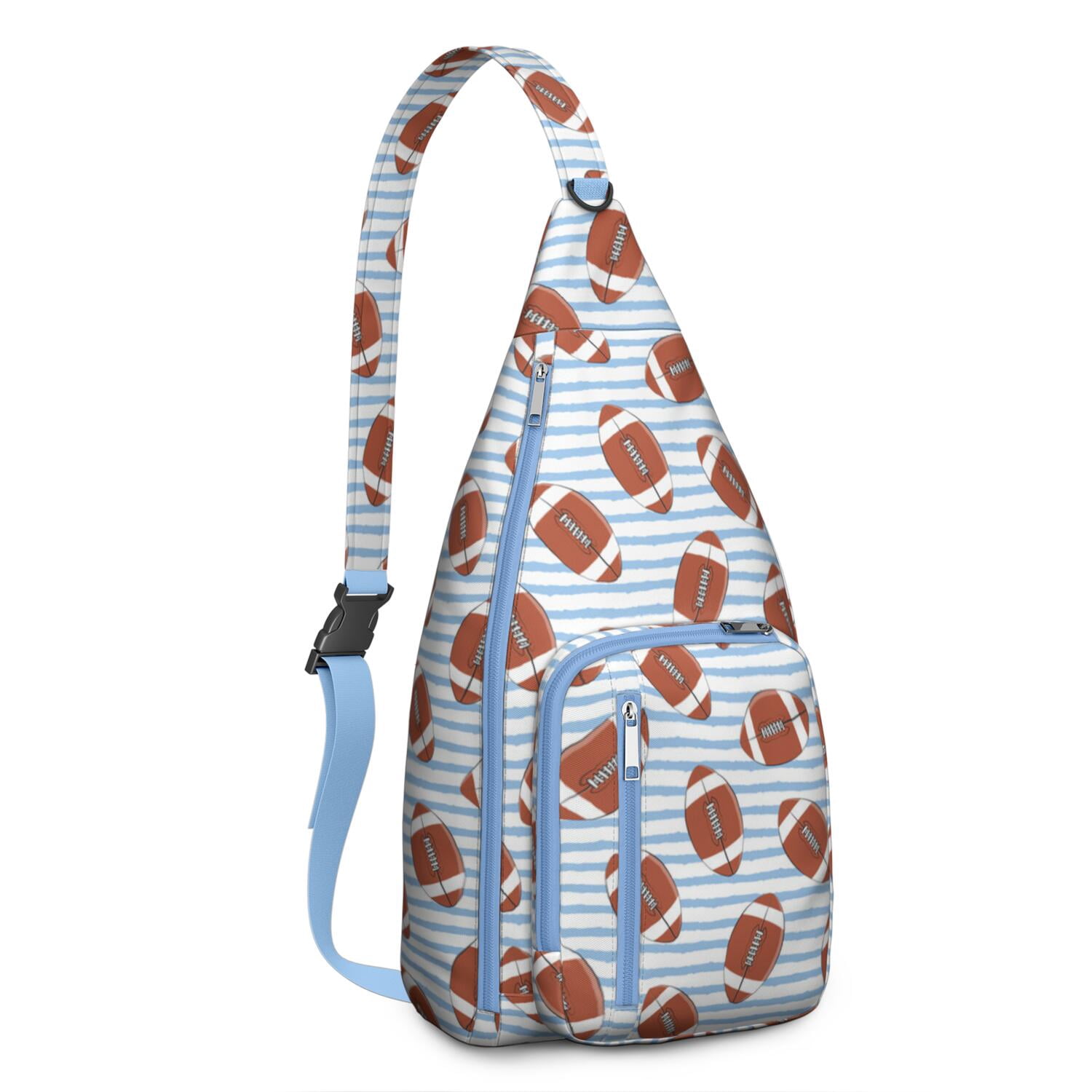 Game On Chest Bag - Sports Themed Crossbody Pack with Adjustable Strap ...