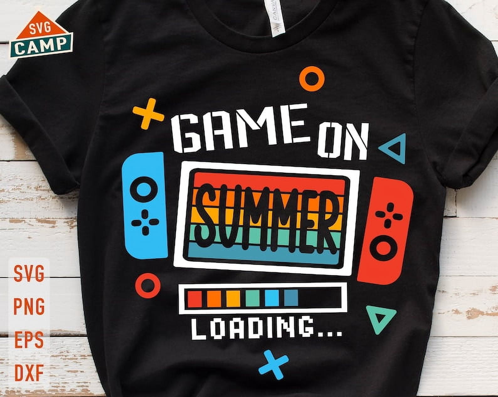Game On Summer Loading T-Shirt – Retro Gaming Style Summer Tee for ...