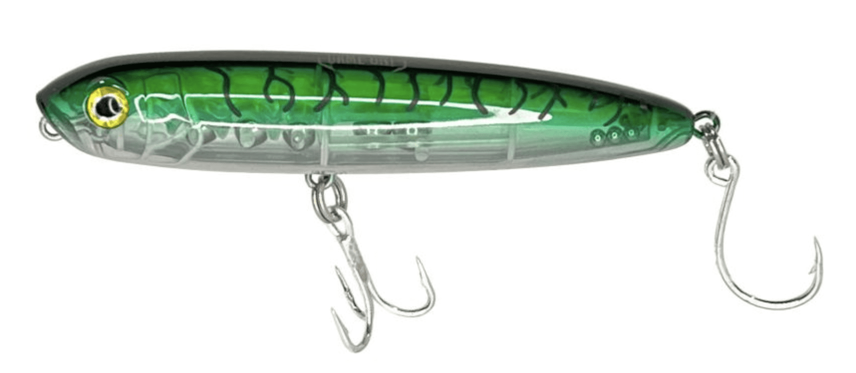 Game On! X-WALK Topwater Lure, 4 1/2", Green Mackerel - Walmart.com