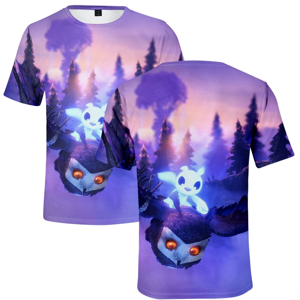 Game Ori and the Will of the Wisps Merch 3D Print Crewneck Short Sleeve ...