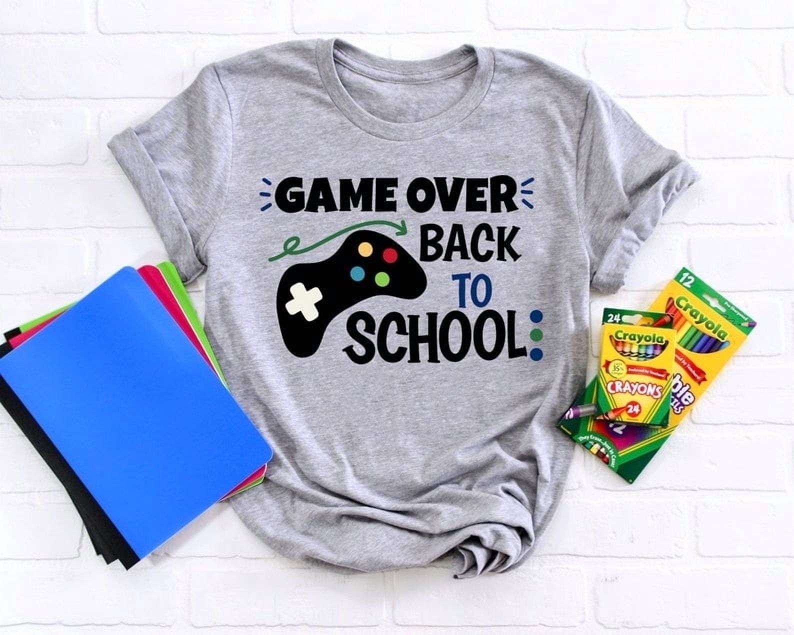 Game Over Back To School Shirt, Back to School Shirt, First Day of ...