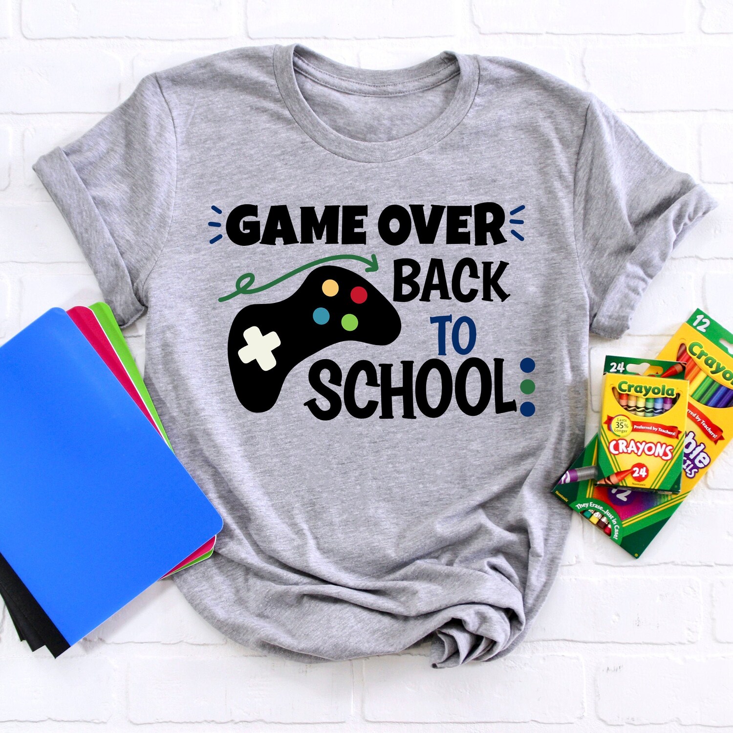 Game Over Back To School Shirt, Back to School Shirt, First Day of ...