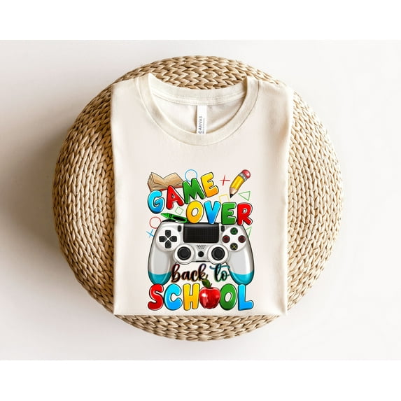 Game Over Back To School Shirt, Back to School Shirt, First Day of ...