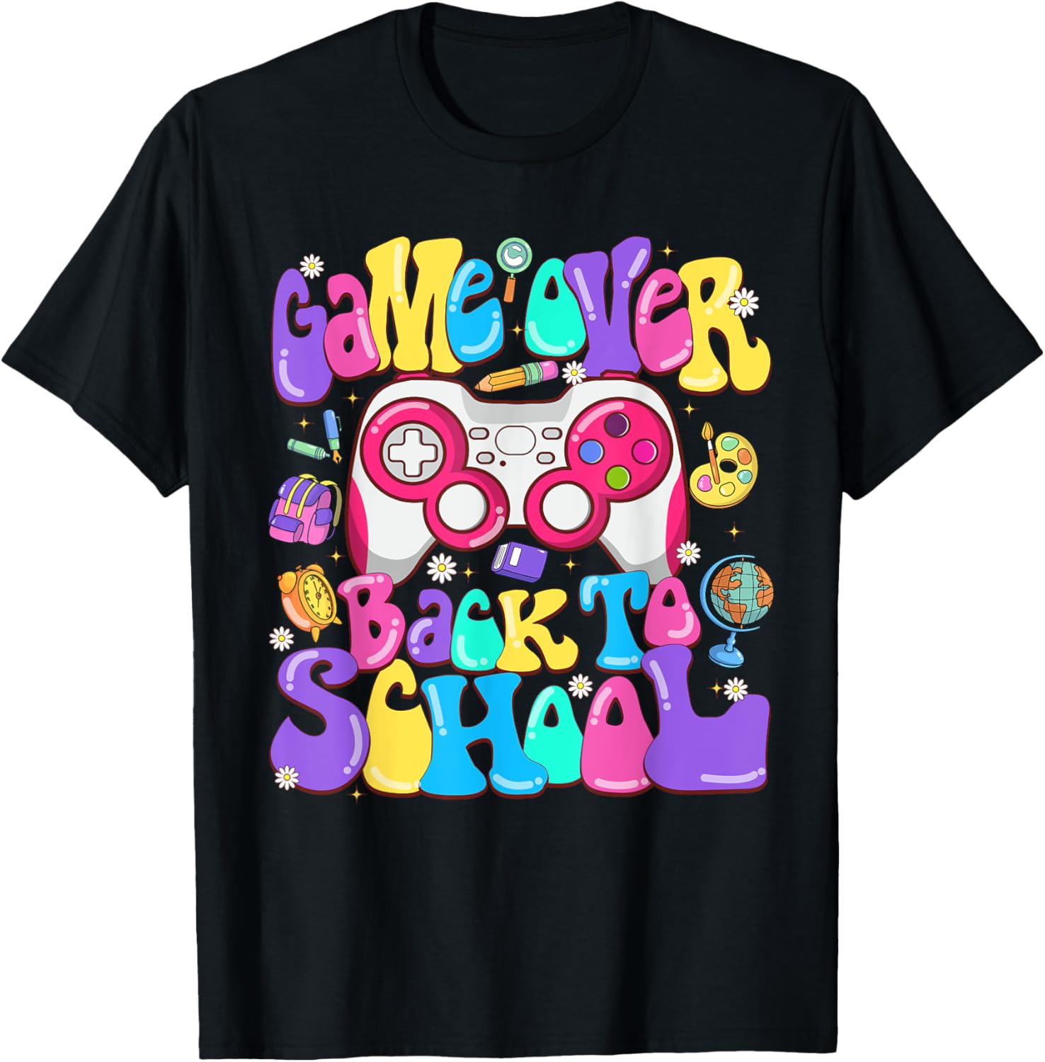 Game Over Funny Student Back To School Month T-Shirt - Walmart.com