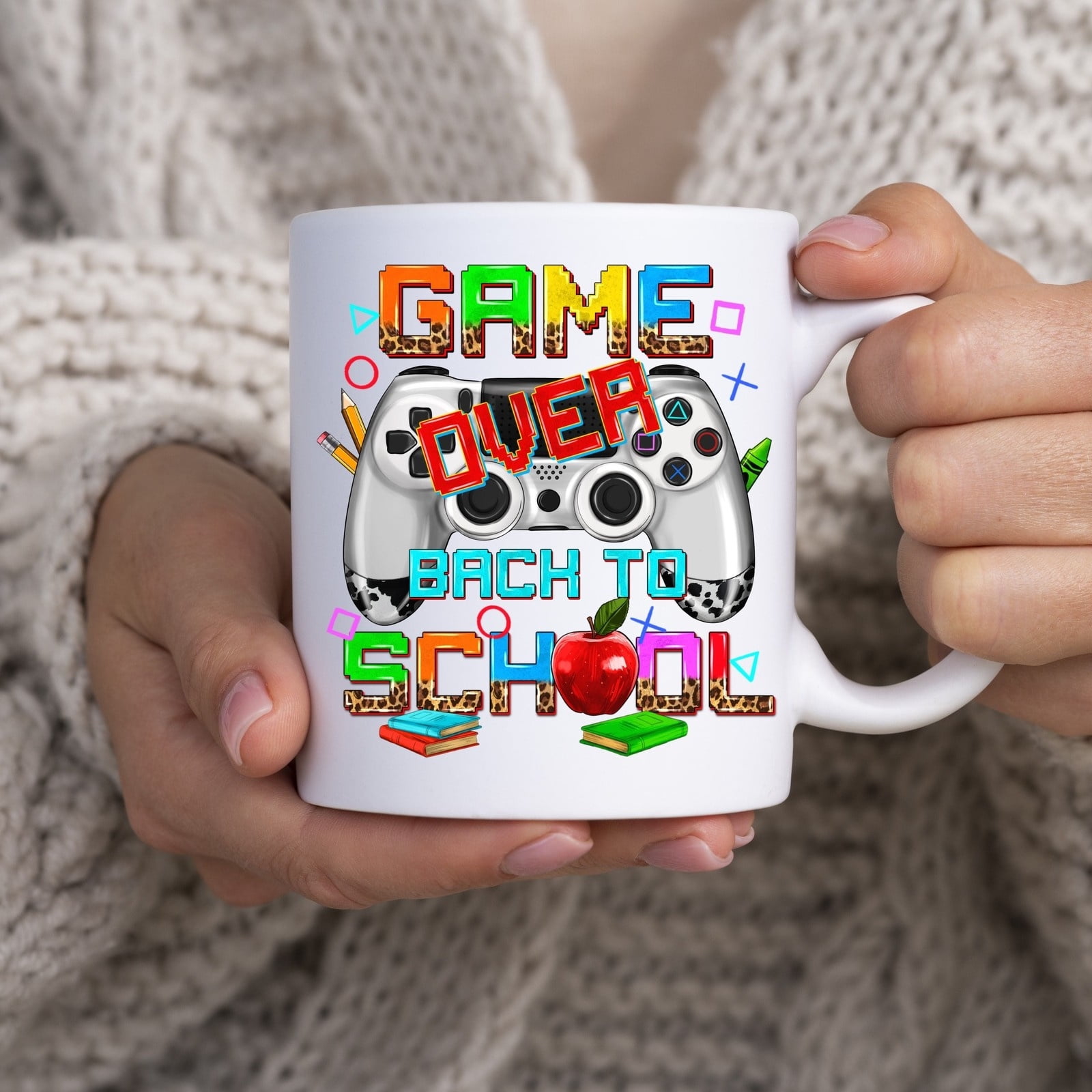 Game Over School Mug - Console Theme Gift - Walmart.com