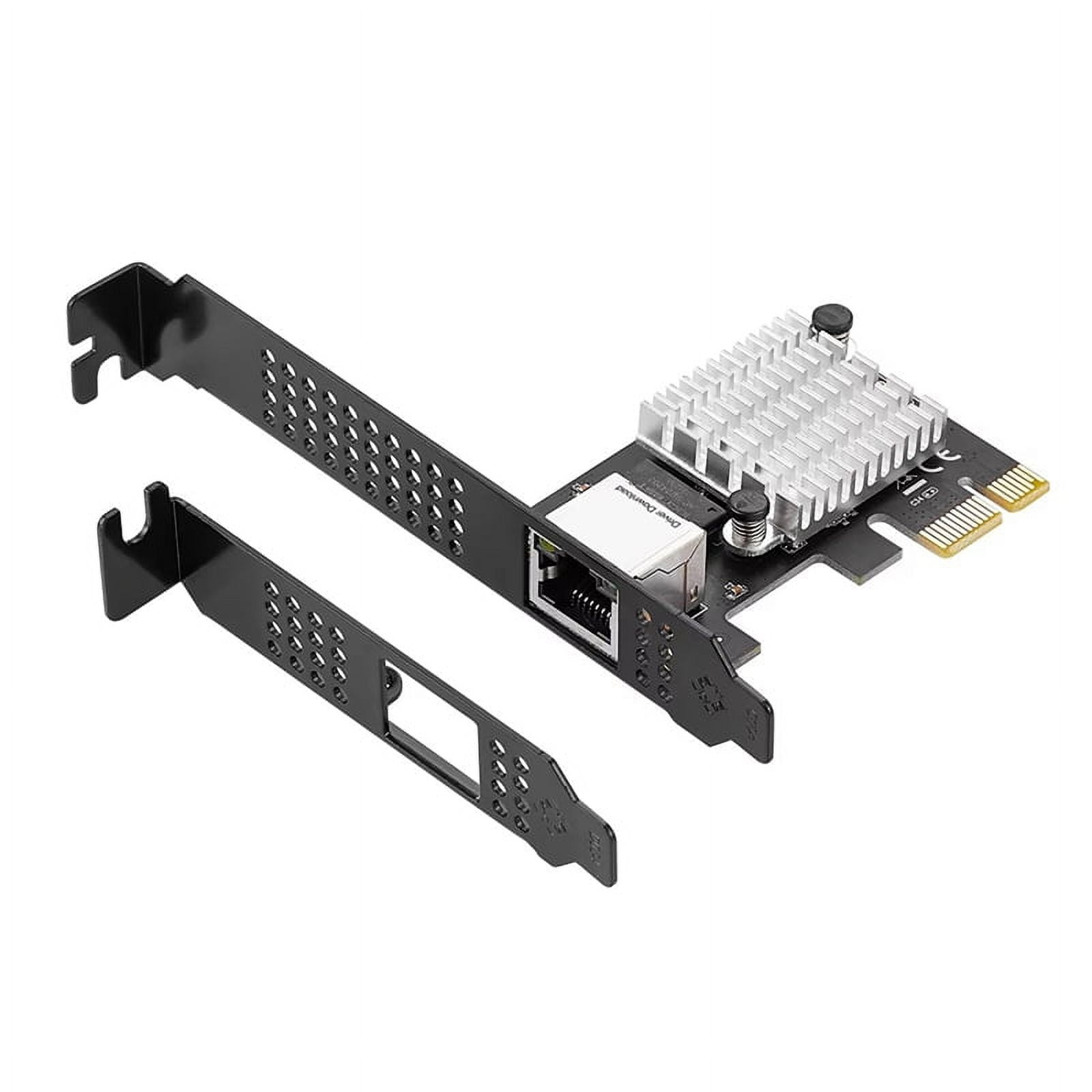 Game PCIE Card 2500Mbps Gigabit Network Card 10 100 1000Mbps RJ45 Wired Computer PCIe 2.5G ...