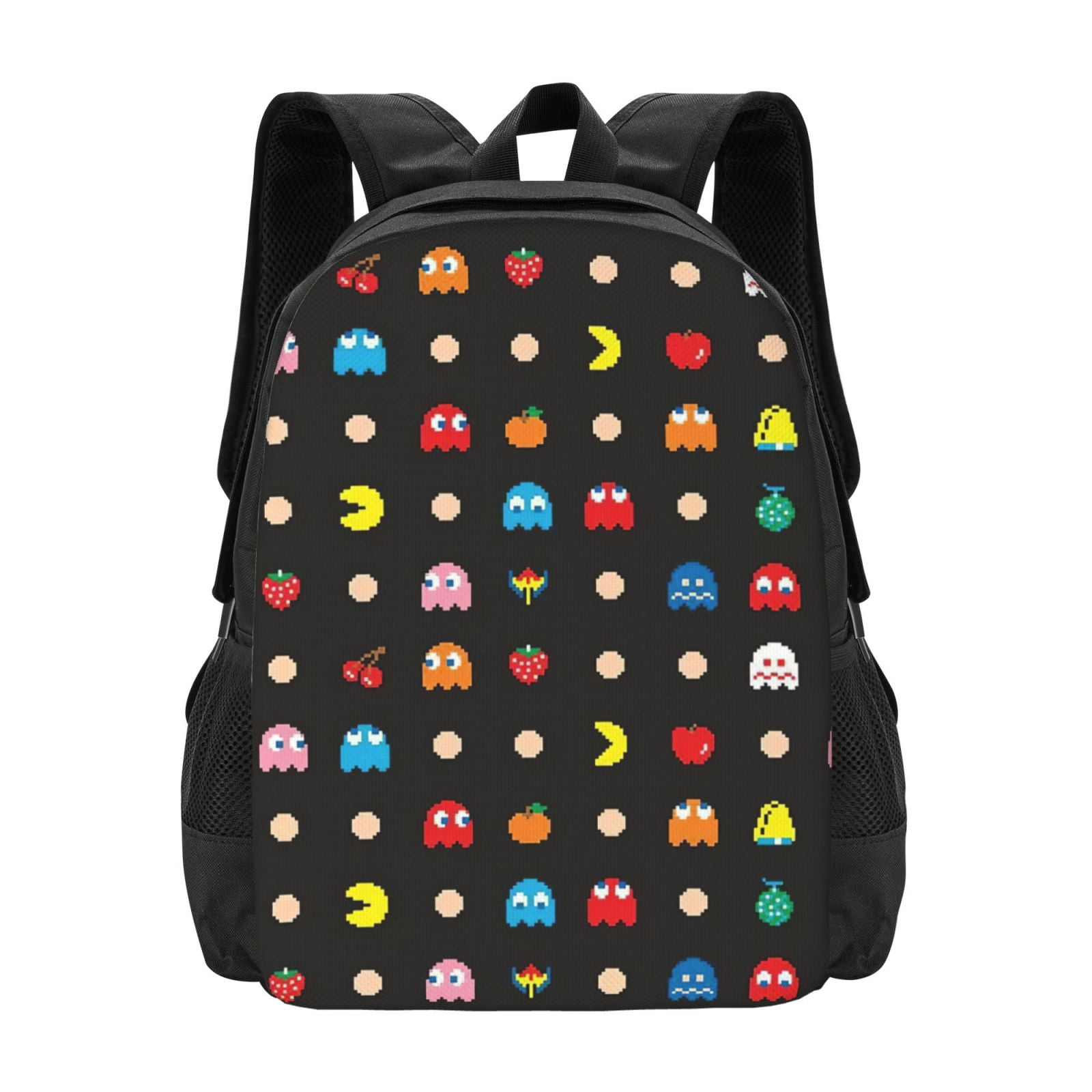 Game Pac Man Backpack Lightweight Casual Laptop Backpacks Travel ...