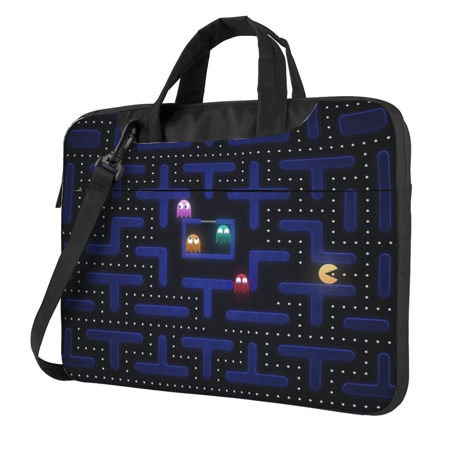 Game Pac-Man Portable Laptop Bag Shoulder Laptop Case Sleeve Chromebook ...